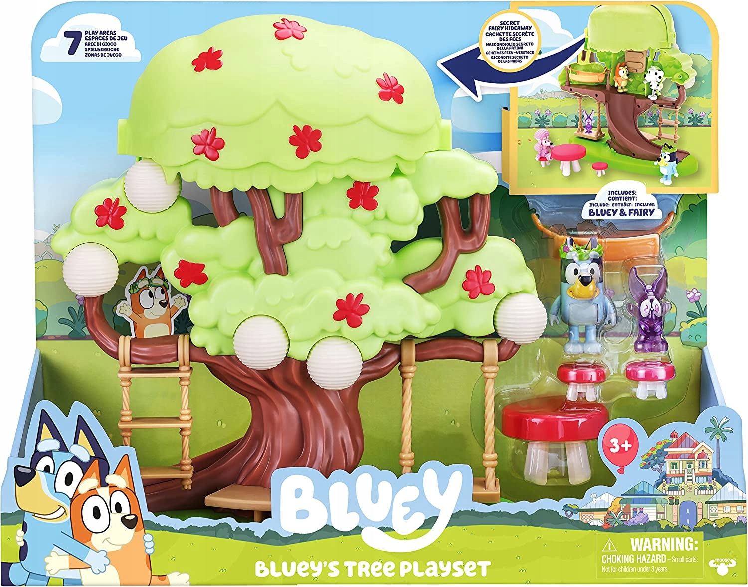 MOOSE TOYS Bluey Bluey's Tree Playset Zestaw 14232030583 - Allegro.pl