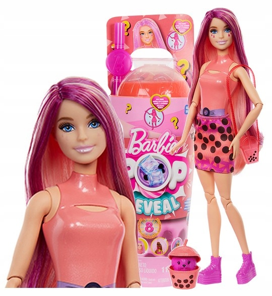 LALKA BARBIE POP REVEAL BUBBLE TEA Mango, pachnąca lalka (194735191277 ...