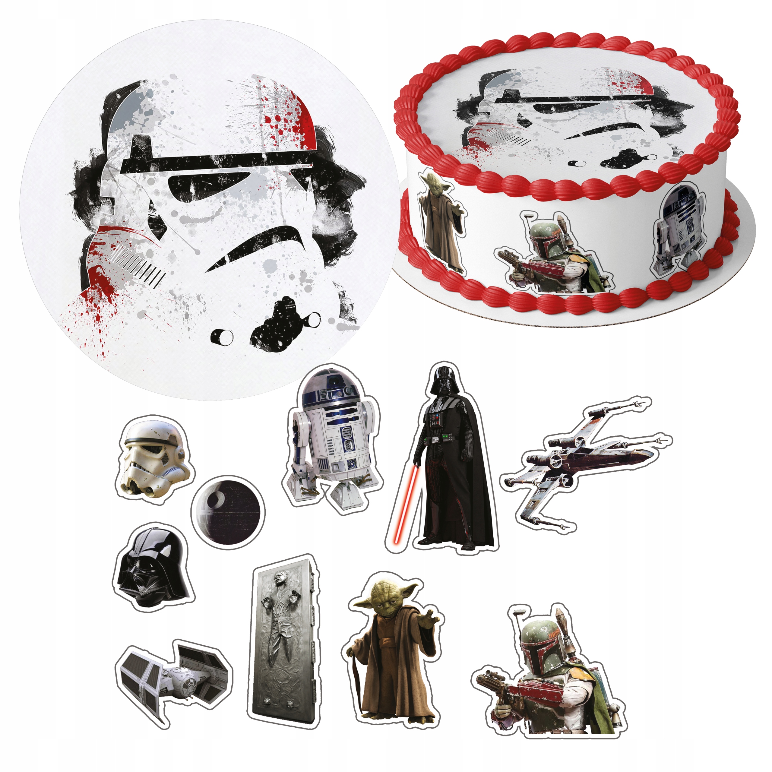 Oplatki na Tort Star Wars - Niska cena na Allegro.pl