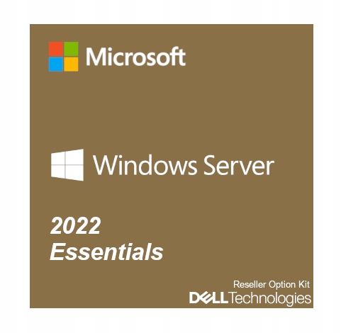 Oprogramowanie serwerowe Dell Windows Server 2022 Essentials 25 CAL ...