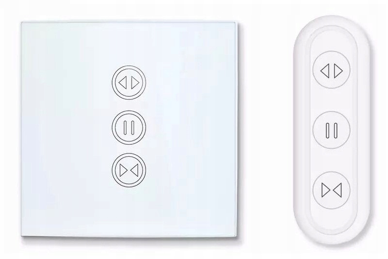 STEROWNIK ROLET DOTYKOWY + PILOT RF TUYA WIFI (6904564123332) • Cena ...