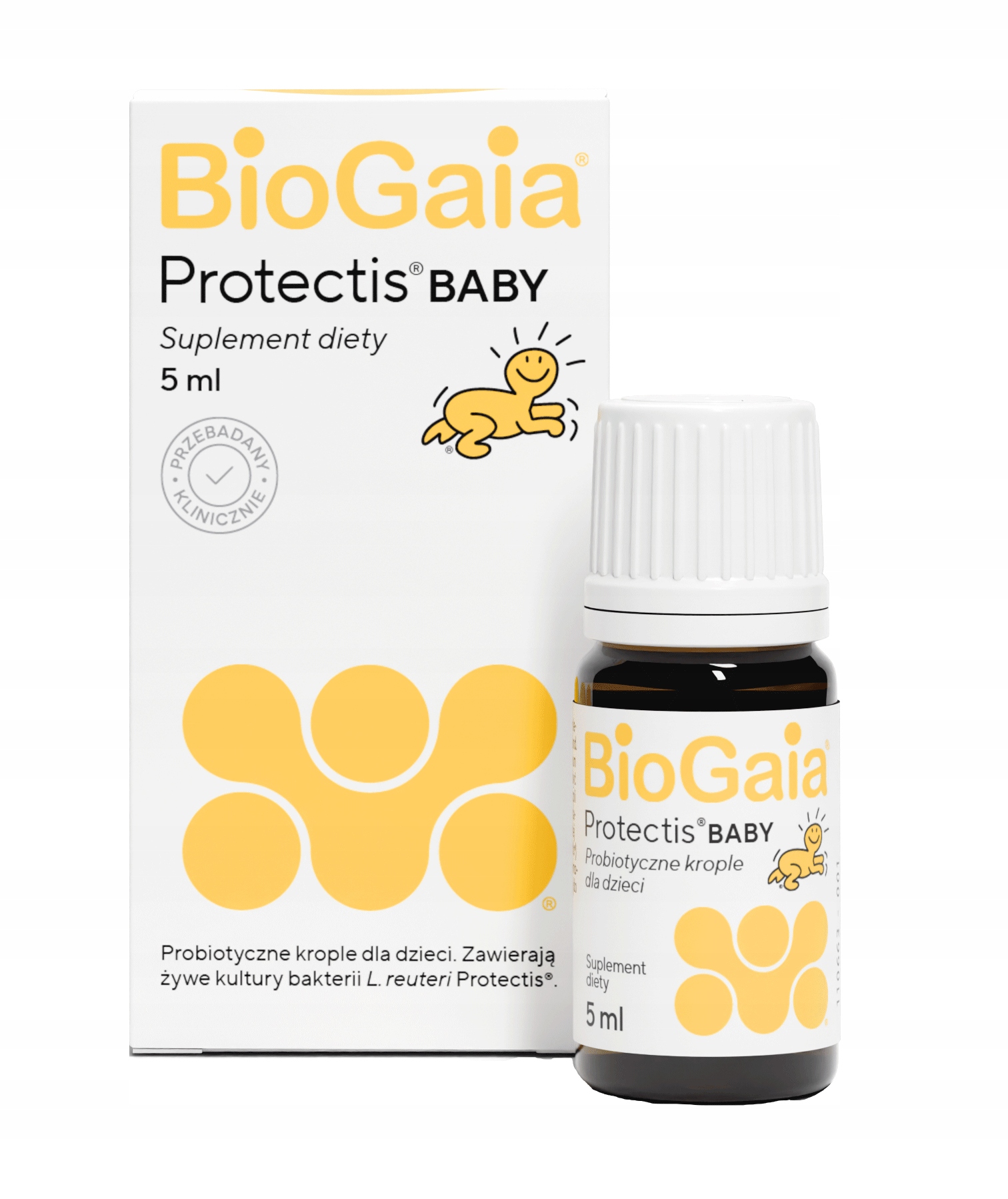 BioGaia Protectis BABY krople dla dzieci 5ml (7350012550950) • Cena ...