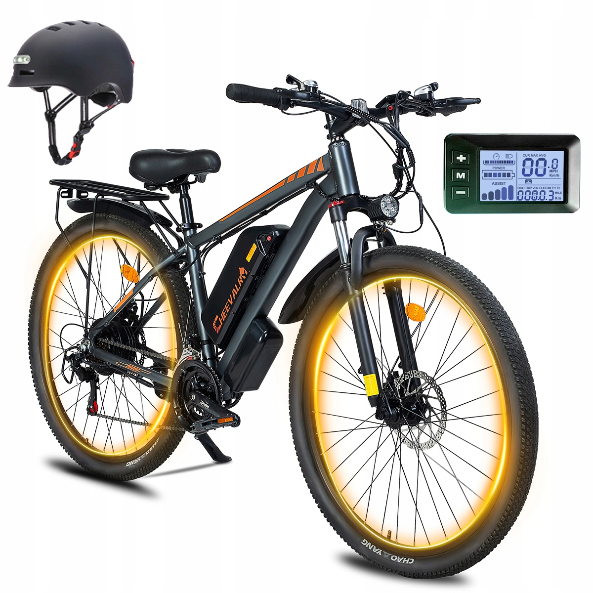 Pojazdy elektryczny Cheevalry C29 1000W 48V18.6Ah 29" 50km/h+Kask ...