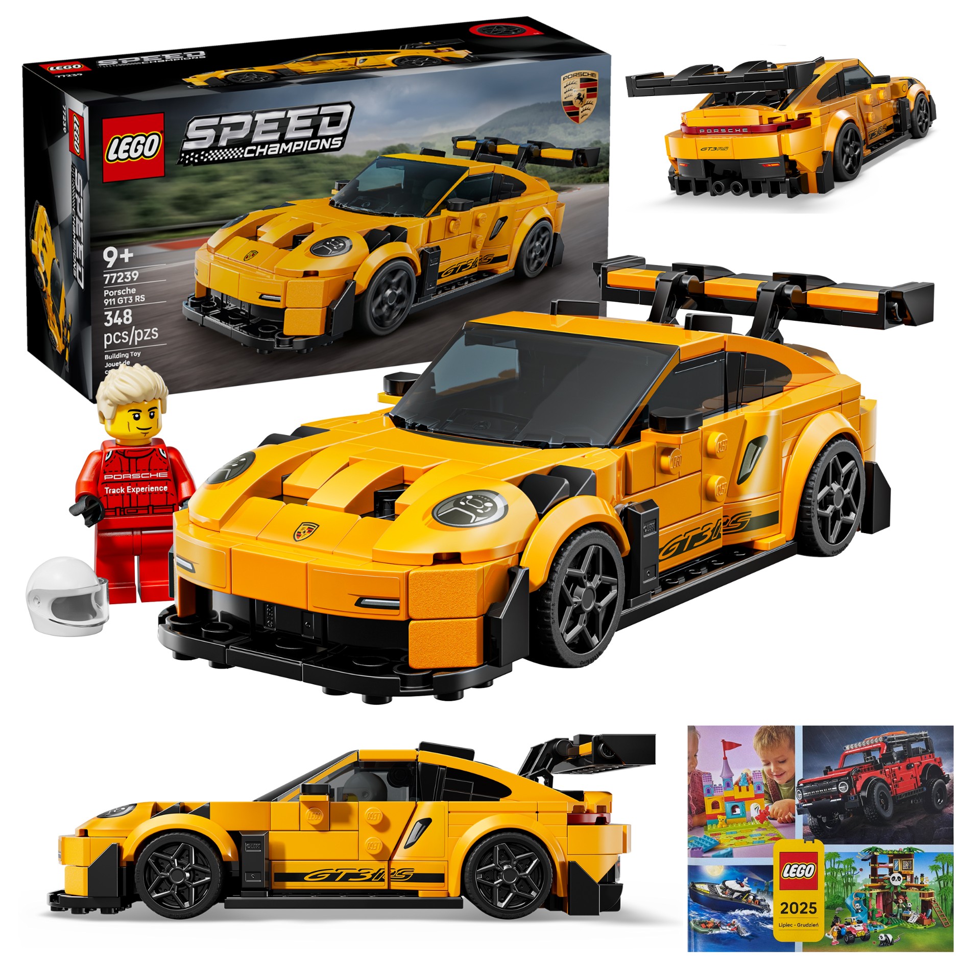 LEGO Speed Champions 77239 Supersamochód Porsche 911 GT3 RS wyścigówka ...