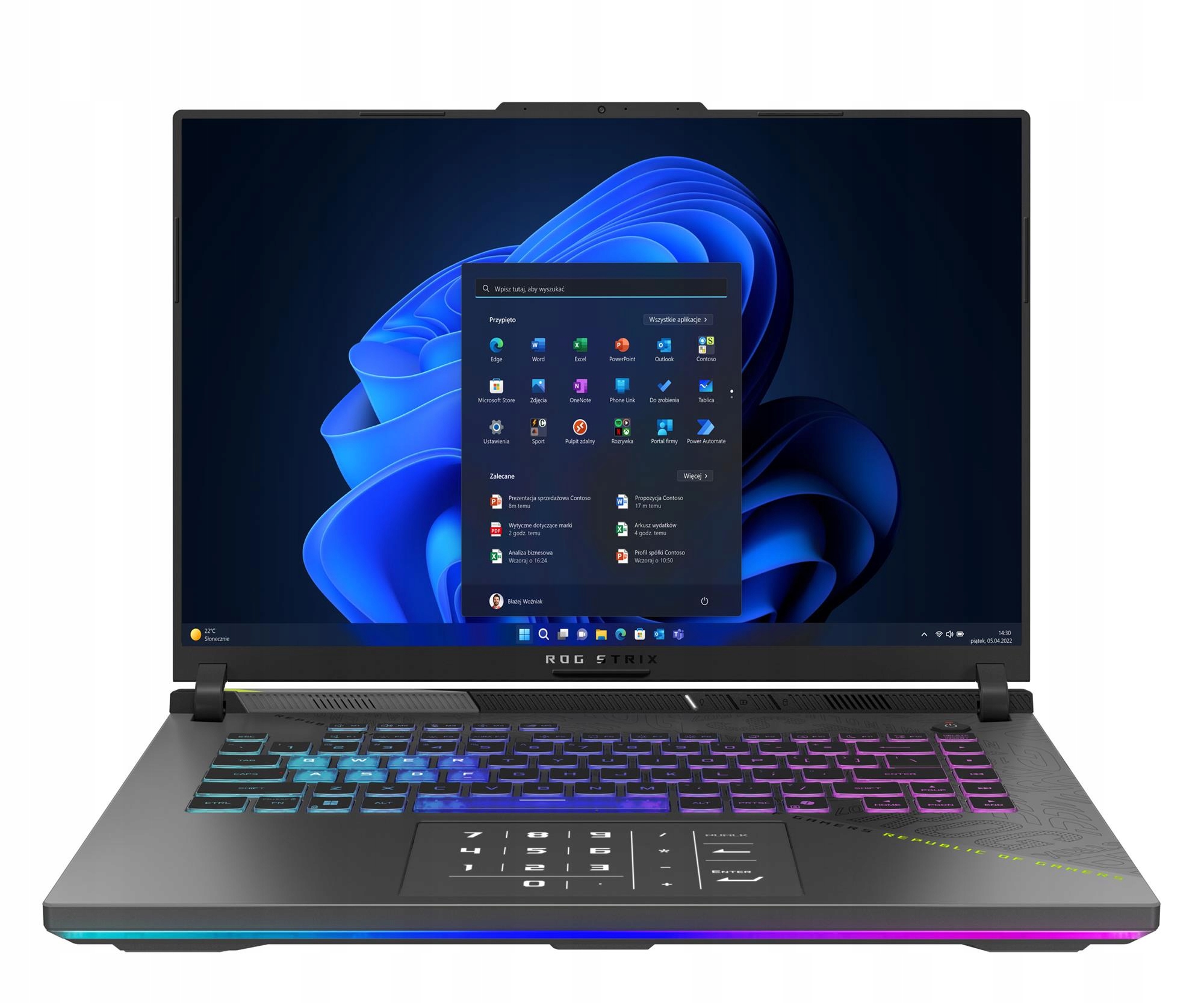 Laptop ASUS ROG Strix G16 R9-9955HX3D 32GB 1TB RTX5070Ti 240Hz Win11 ...