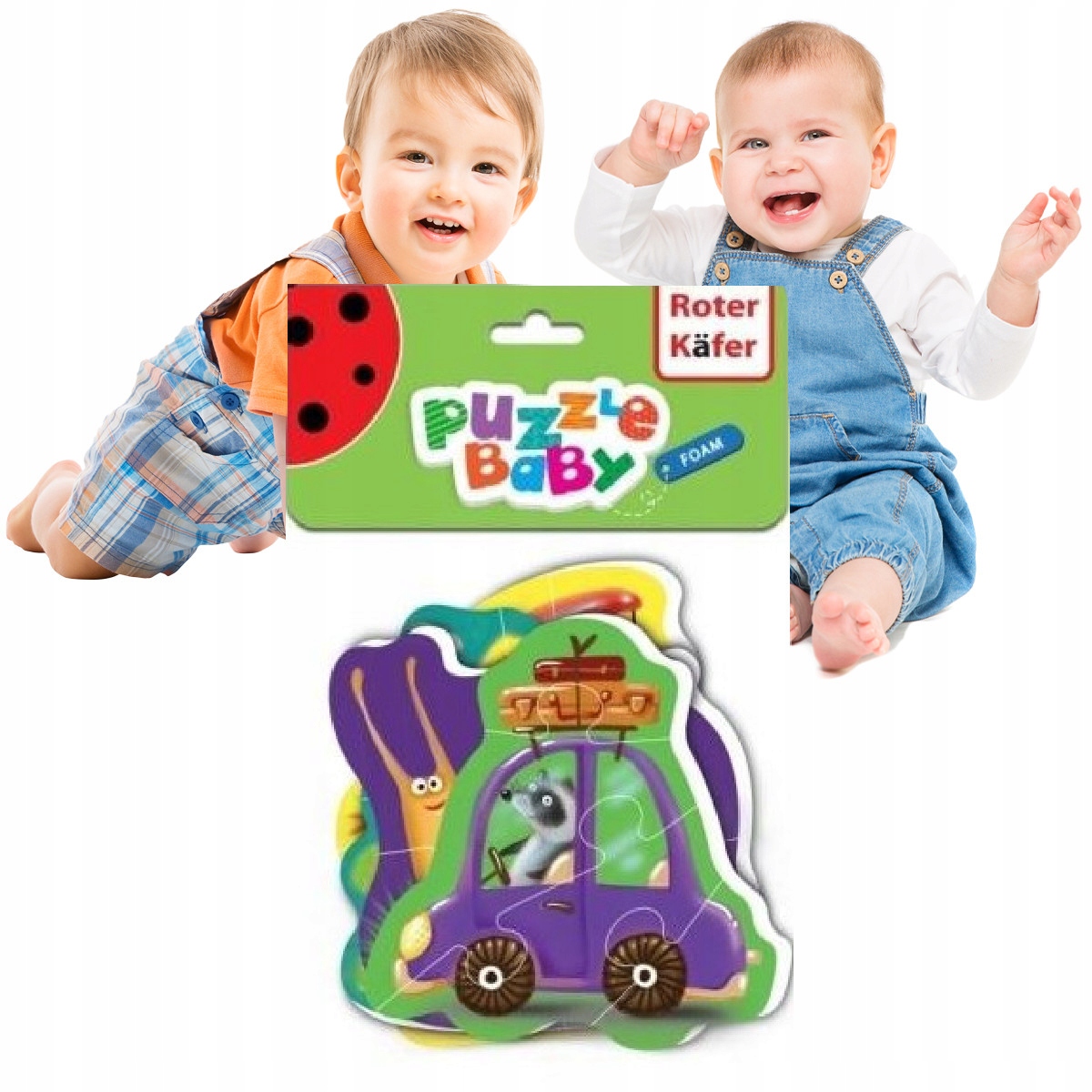 Puzzle dla 4 LATKI Obrazki IDEALNE DLA DZIECI Ogromna Radocha Super ...