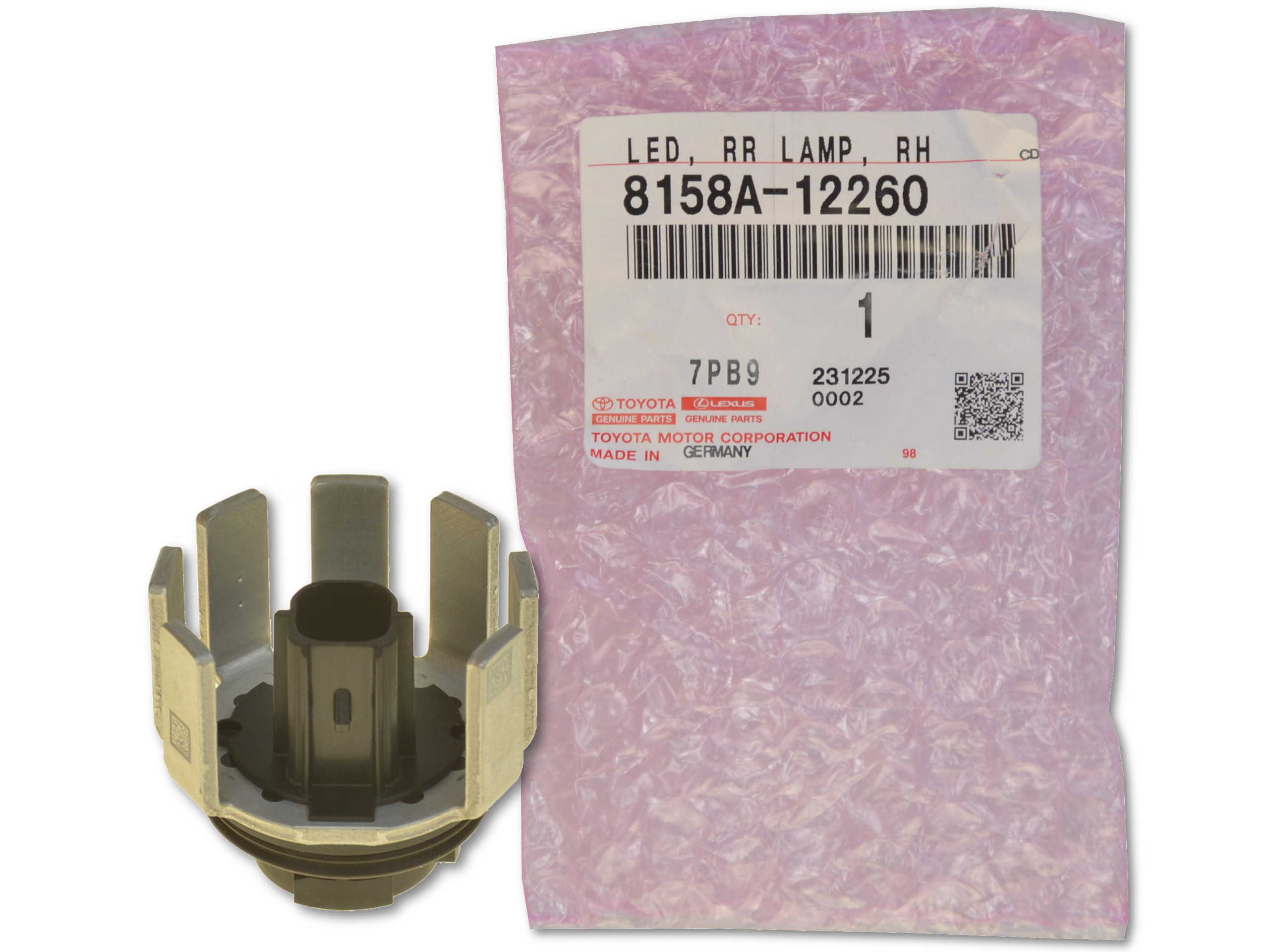 MODUŁ ŻARÓWKA LED 8158A-12260 OE TOYOTA C-HR COROLLA HILUX YARIS LEXUS UX • Cena, Opinie - Allegro