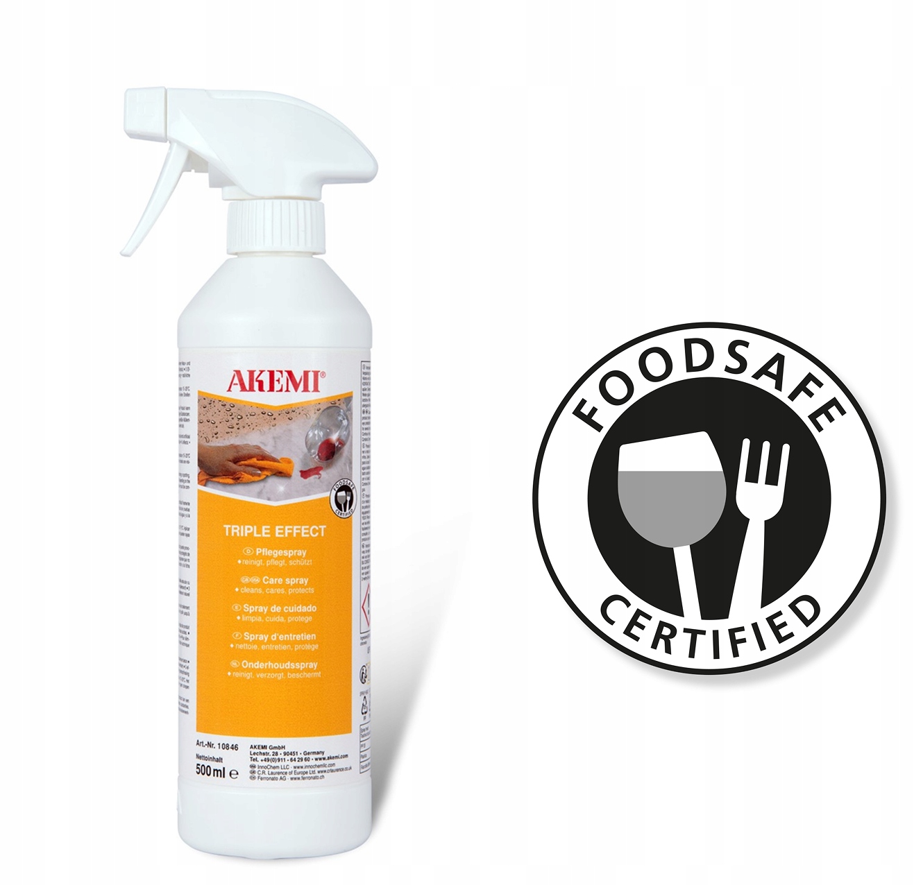 Płyn czyszczący Akemi Triple Effect 500 ml • Cena, Opinie • Środki czyszczące 11367898010 • Allegro