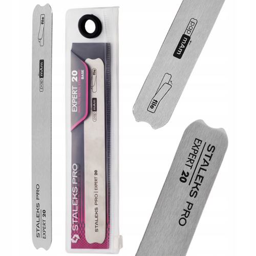 STALEKS PRO PILNIK DO PAZNOKCI METALOWY PROSTY NOŚNIK BAZA EXPERT MBE-20 13317729720 - Allegro.pl