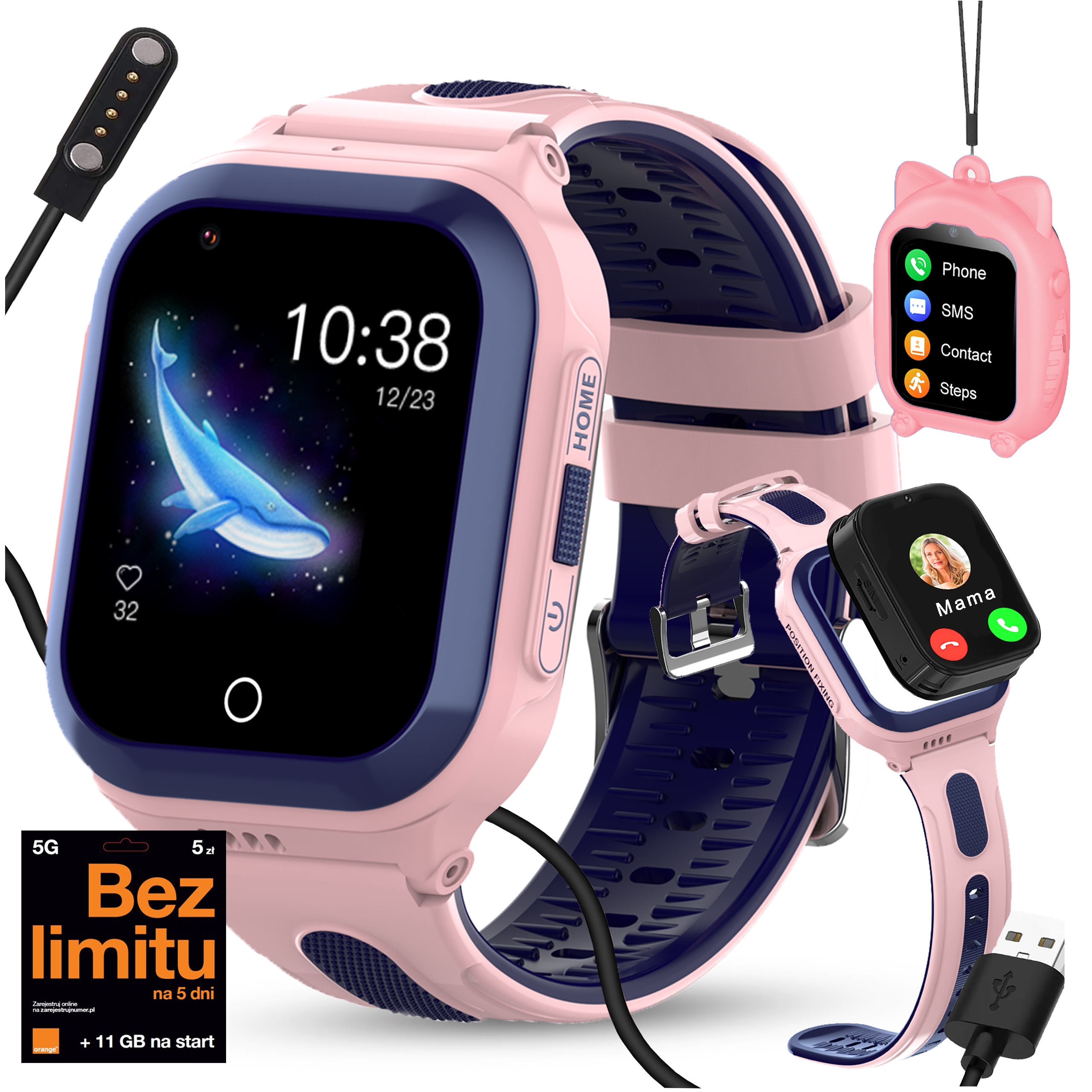 Smartwatch dla Dzieci Mp3 w Smartwatche i smartbandy, Wi-Fi, nanoSIM ...