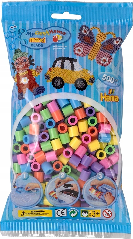 HAMA MAXI 8471 KORALIKI DO PRASOWANIA MIX PASTELOWE 500 SZT ...