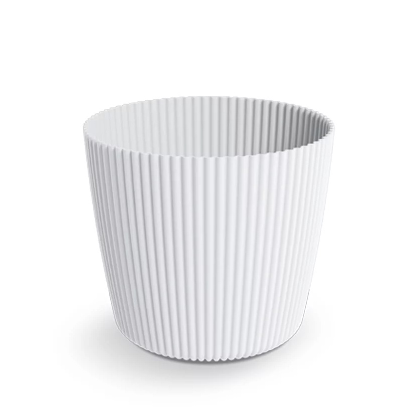 Doniczka tworzywo sztuczne biały Prosperplast 14,6 cm x 14,6 x 12,9 cm (5905197569895) • Cena ...