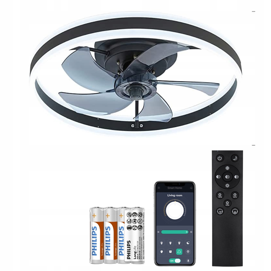 Lampa wisząca LIGHTON ŻYRANDOL WIATRAK LED 1 -punkty światła ...