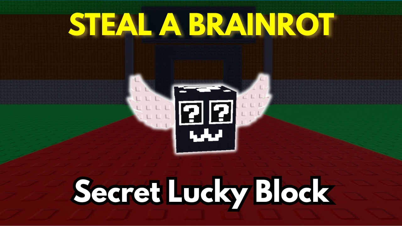 STEAL A BRAINROT | SECRET LUCKY BLOCK | ROBLOX - Stan: Produkt cyfrowy ...
