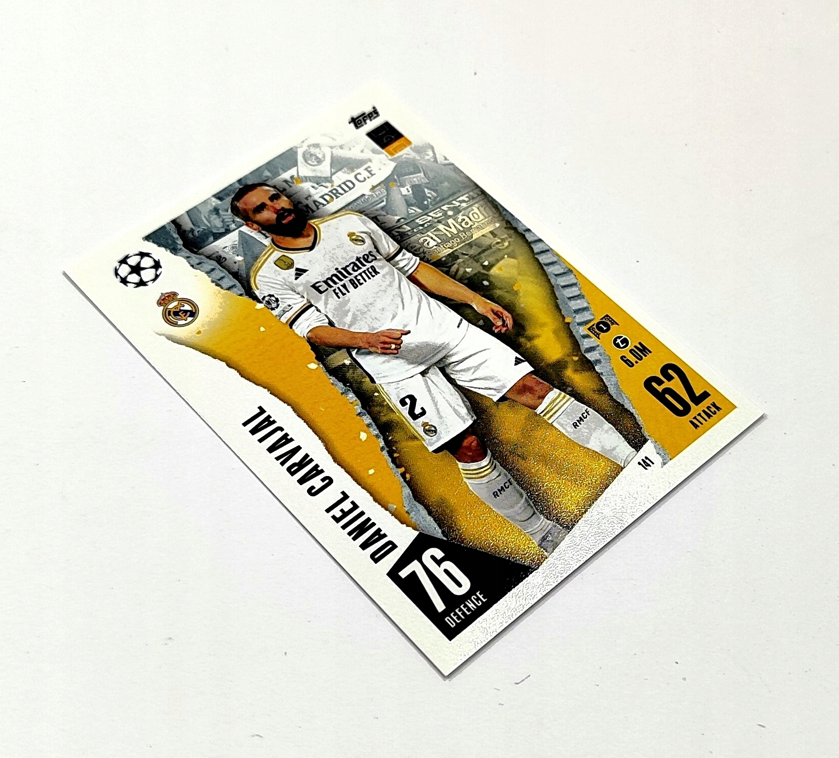 KARTA TCG MATCH ATTAX 2023/24 Č. 141 DANIEL CARVAJAL / REAL MADRIT CF ...