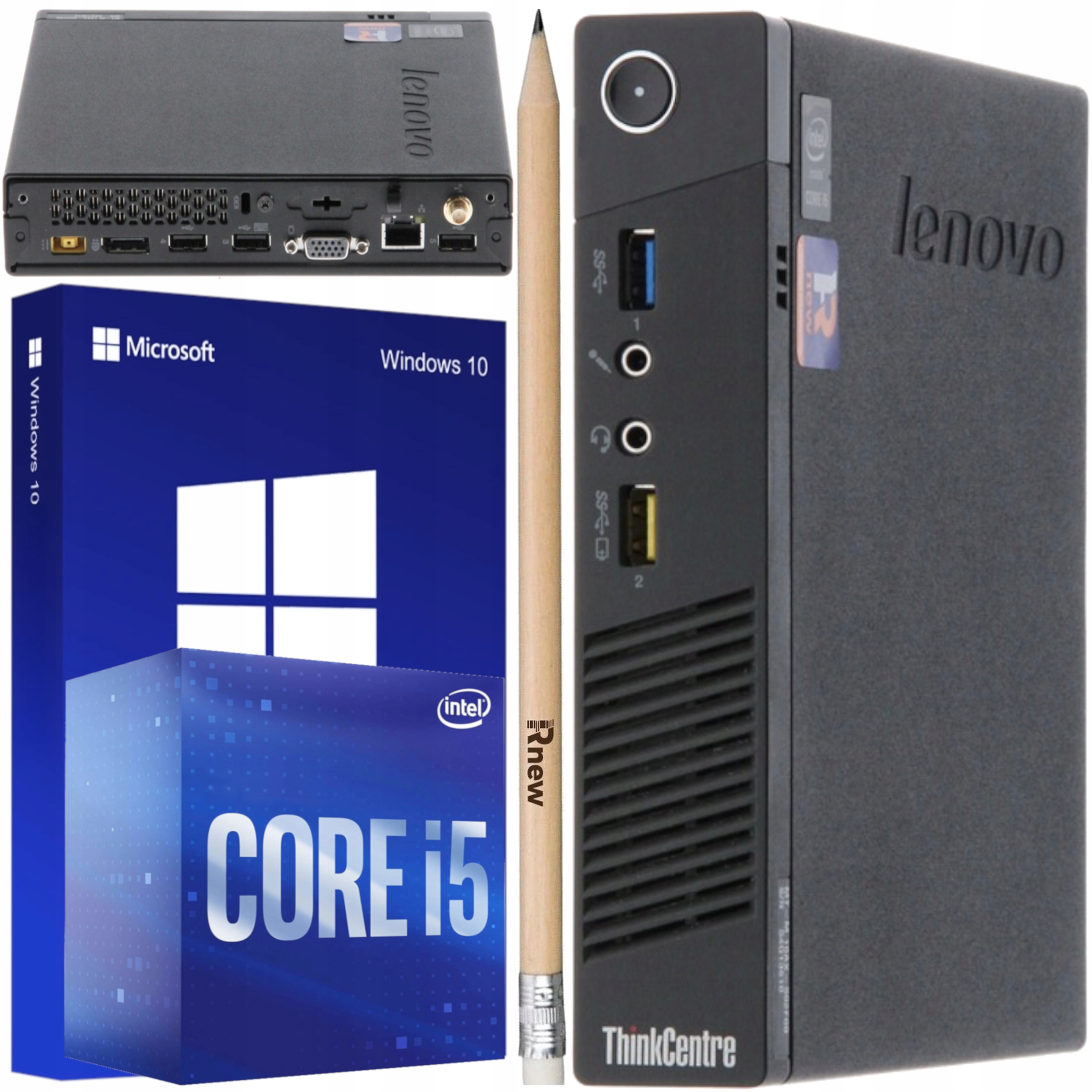 Micro PC Lenovo ThinkCentre M73 Tiny i5-4GEN 8 GB 128 SSD Win10PRO 65W ...