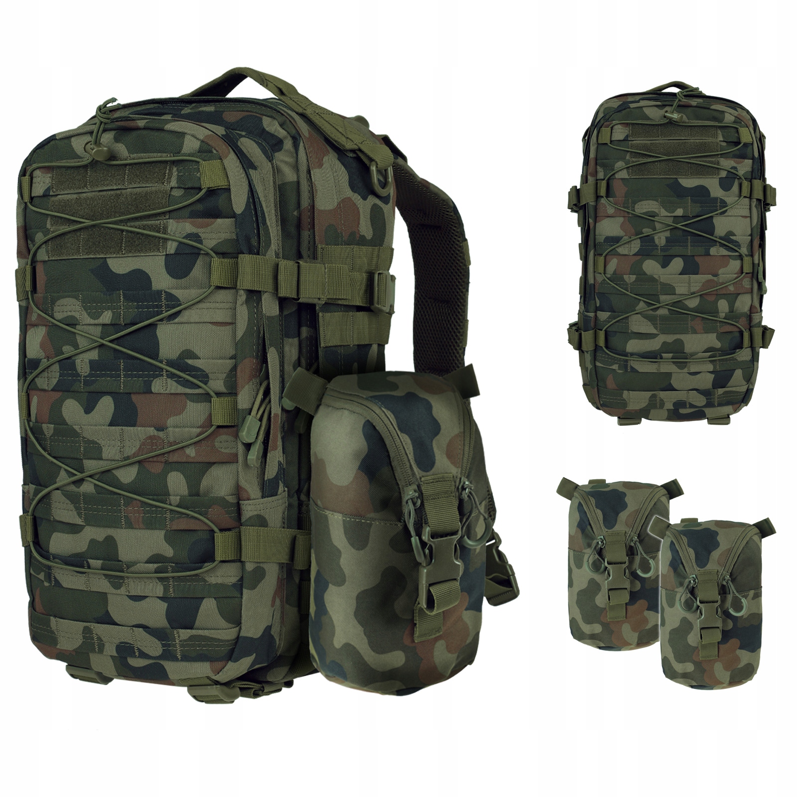 PLECAK WOJSKOWY TAKTYCZNY DOMINATOR EDC MOLLE MORO wz.93 30L + 2 Kieszenie - 5905101224810 ...