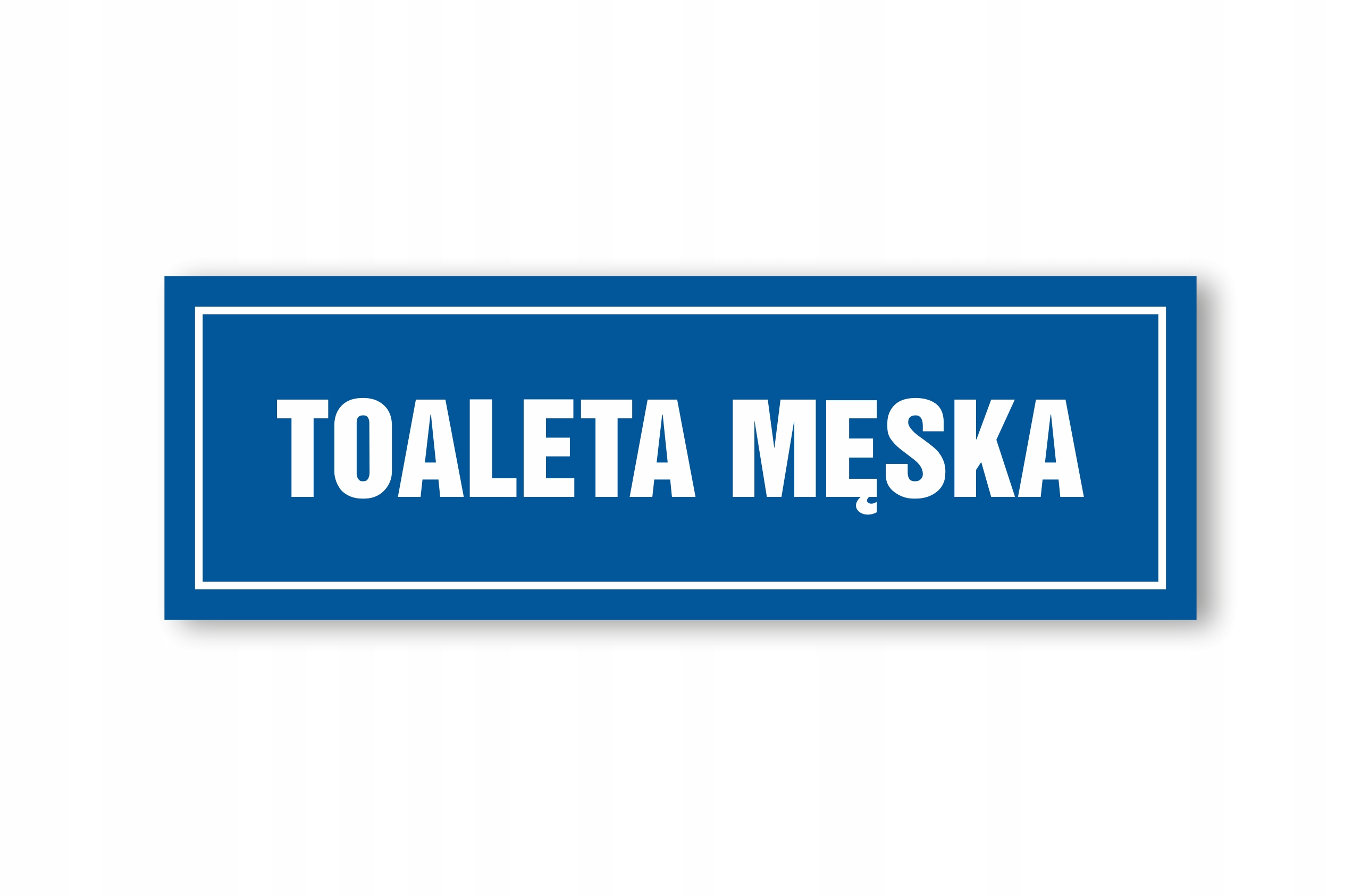 Tabliczka Toaleta Męska 30x10cm PCV 1mm UV (Multeo) • Cena, Opinie ...