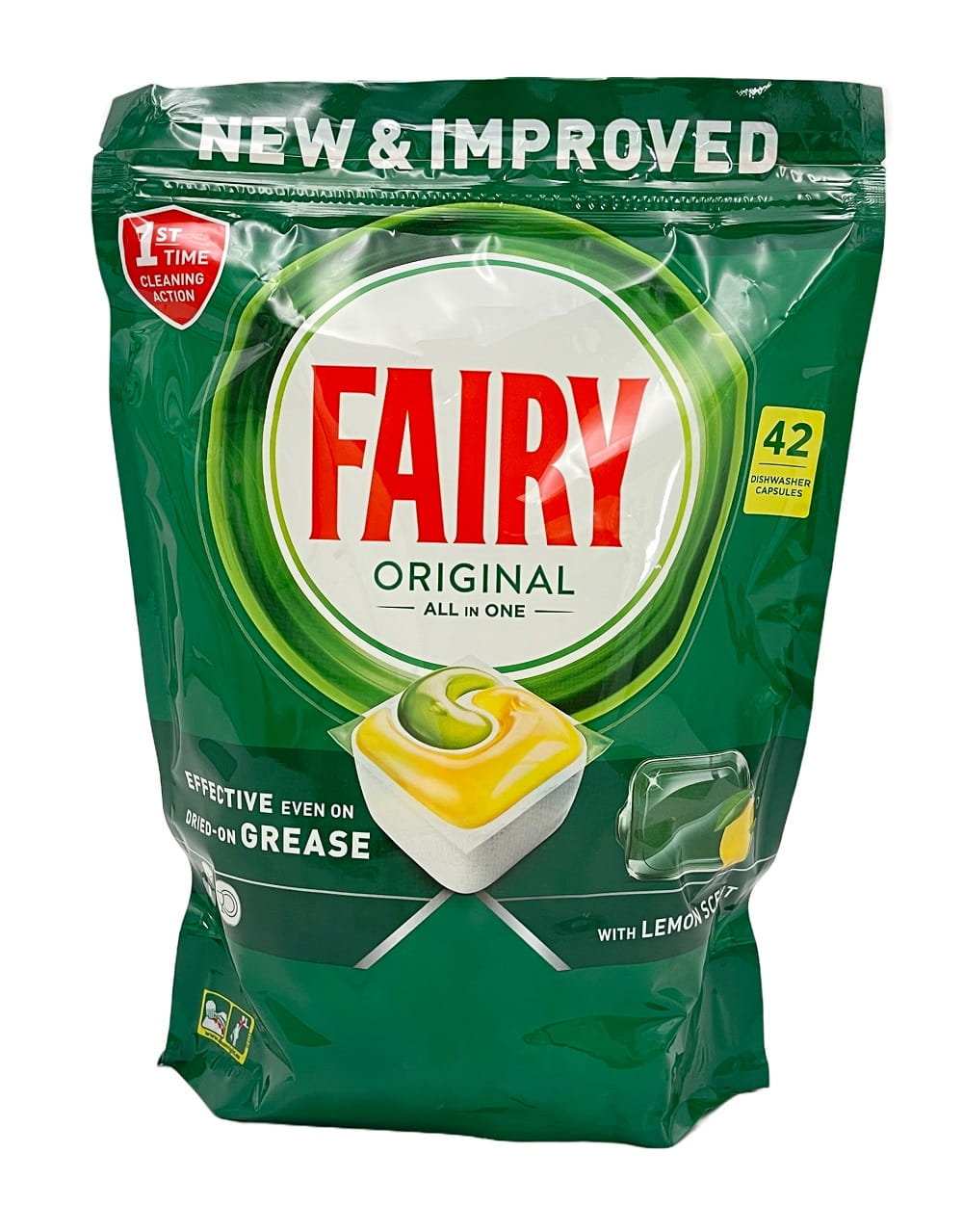 Kapsułki do zmywarki Fairy aio Lemon 42 szt 12588986618 - Allegro.pl