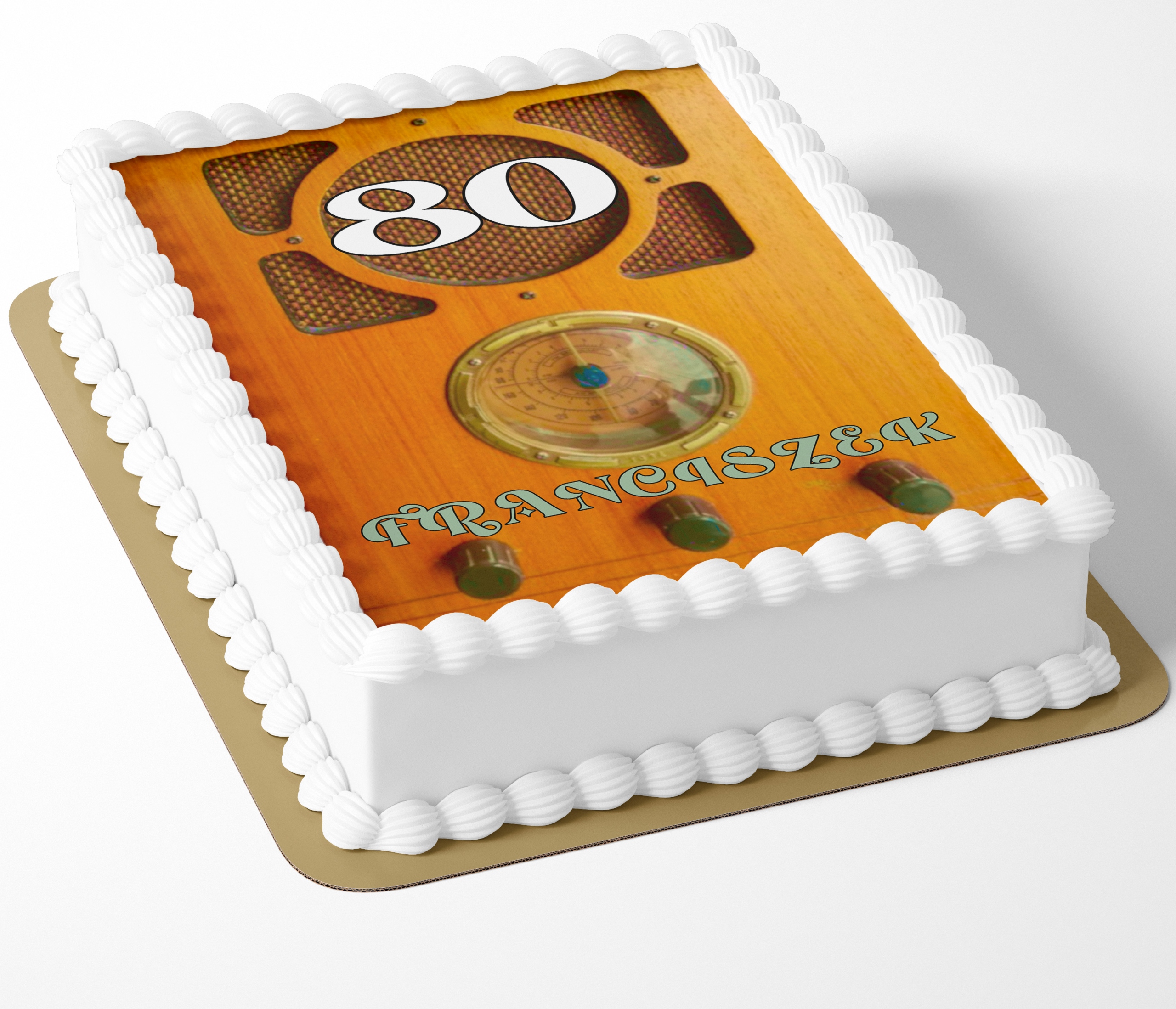 PAPIER WAFLOWY OPŁATEK STARE RETRO RADIO ZABYTEK WIEKOWE URODZINOWY A4 (5906146220645) • Cena ...