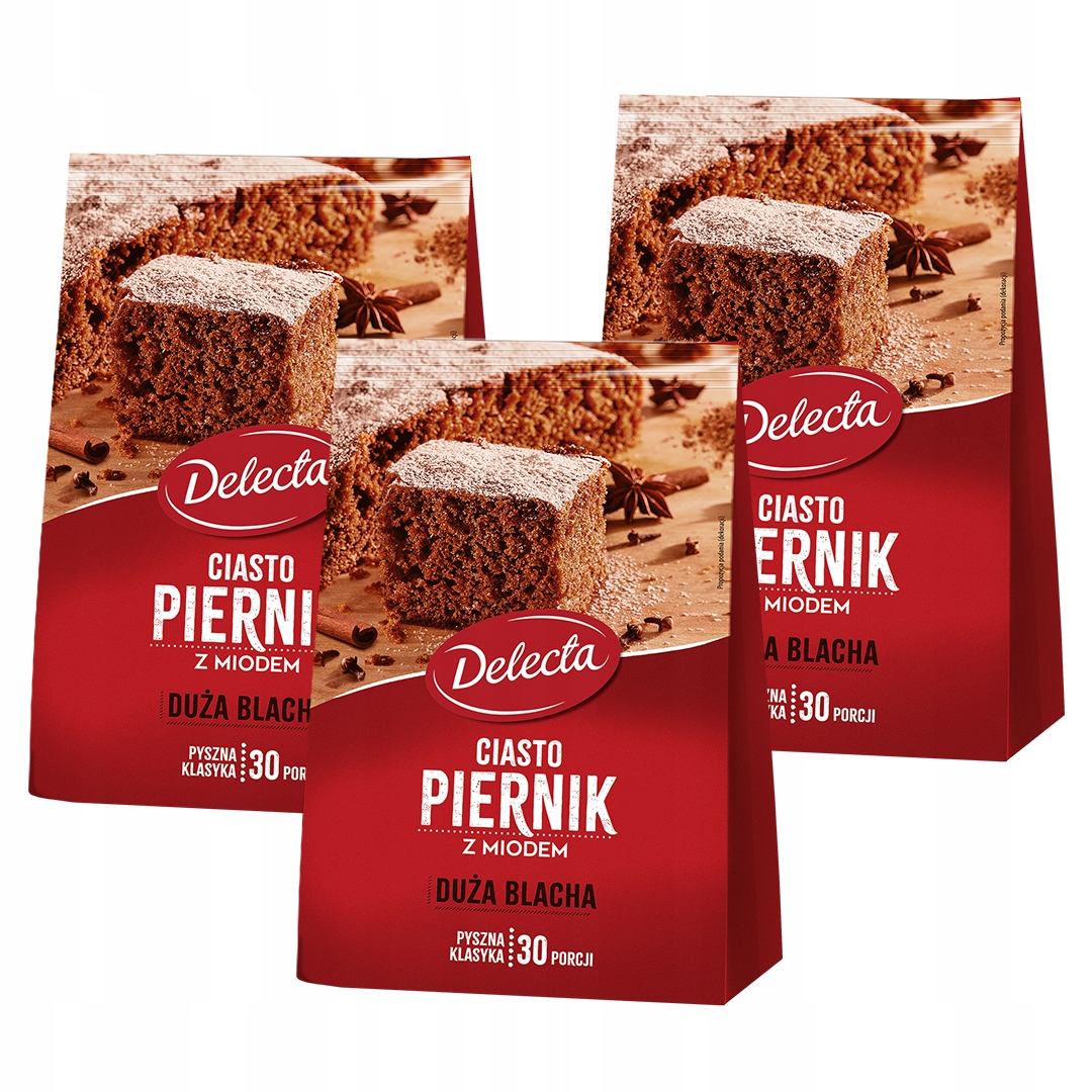 DELECTA Piernik Duża Blacha, Zestaw Wielkanocny 3x680g 15186641318 ...