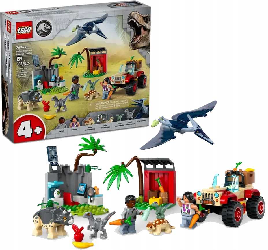 76963 - LEGO Jurassic World - Centrum ratunkowe dla małych dinozaurów ...
