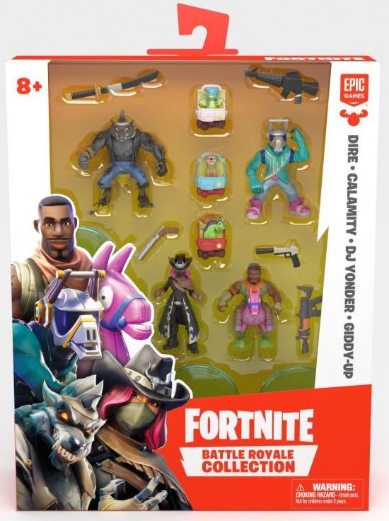 Figurki Fortnite Squad Pack Battle Royal zestaw 4 figurek (630996635209 ...