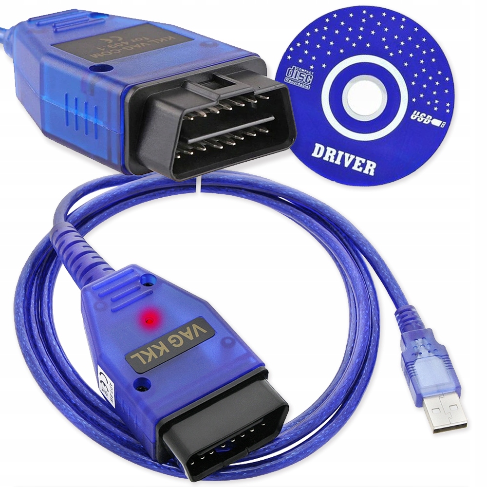 KABEL VAG COM KKL INTERFEJS DIAGNOSTYCZNY OBD2 VW AUDI SEAT TESTER 409. ...