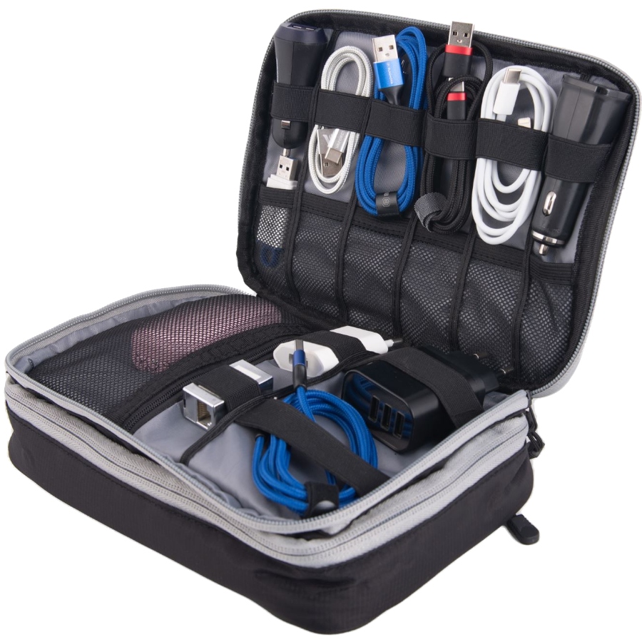 Torba na akcesoria elektroniczne Wobell WO-980 8 " 24x18x7 cm czarna - porównaj ceny - Allegro.pl