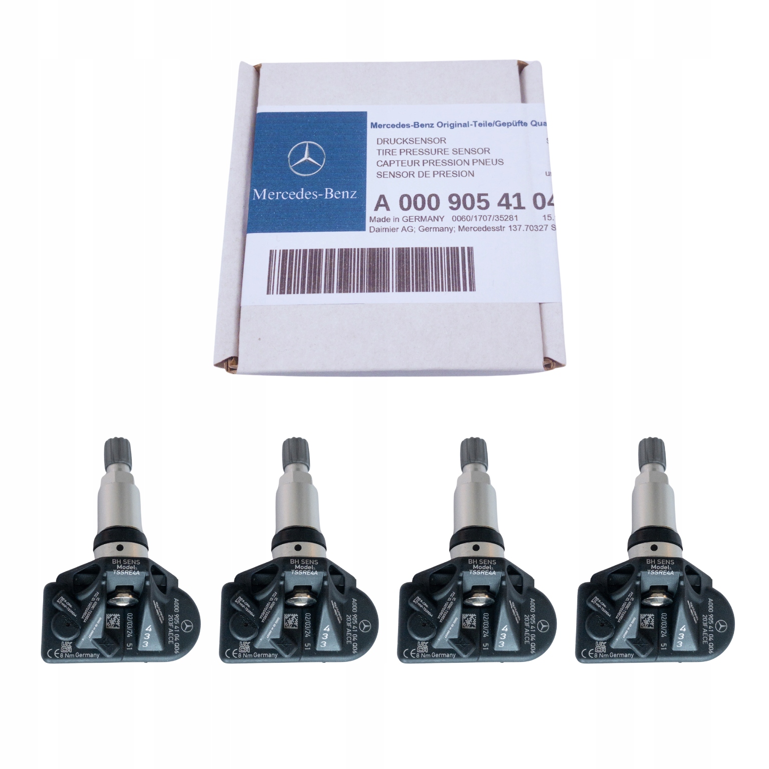 CZUJNIKI CIŚNIENIA OPON KÓŁ TPMS MERCEDES Sprinter W907 W910 ...