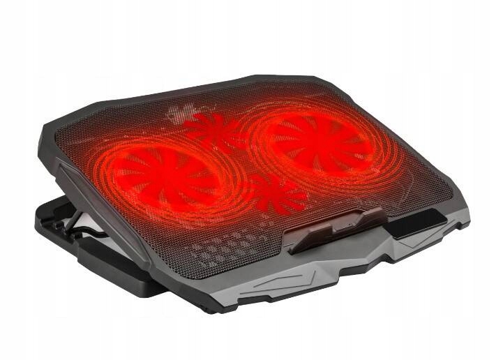 CHLADICÍ PODLOŽKA POD NOTEBOOK 12-17", VELKÁ, STABILNÍ, HERNÍ - Allegro