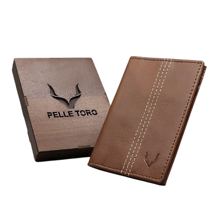 PELLE TORO banknotówka skóra naturalna brązowy - mężczyzna • Opinie ...