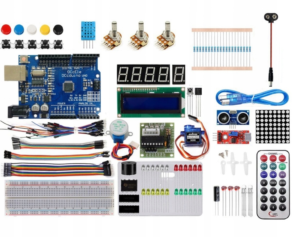 ARDUINO starter kit ATMEGA328 42 elementy - Sklep, Opinie, Cena w ...