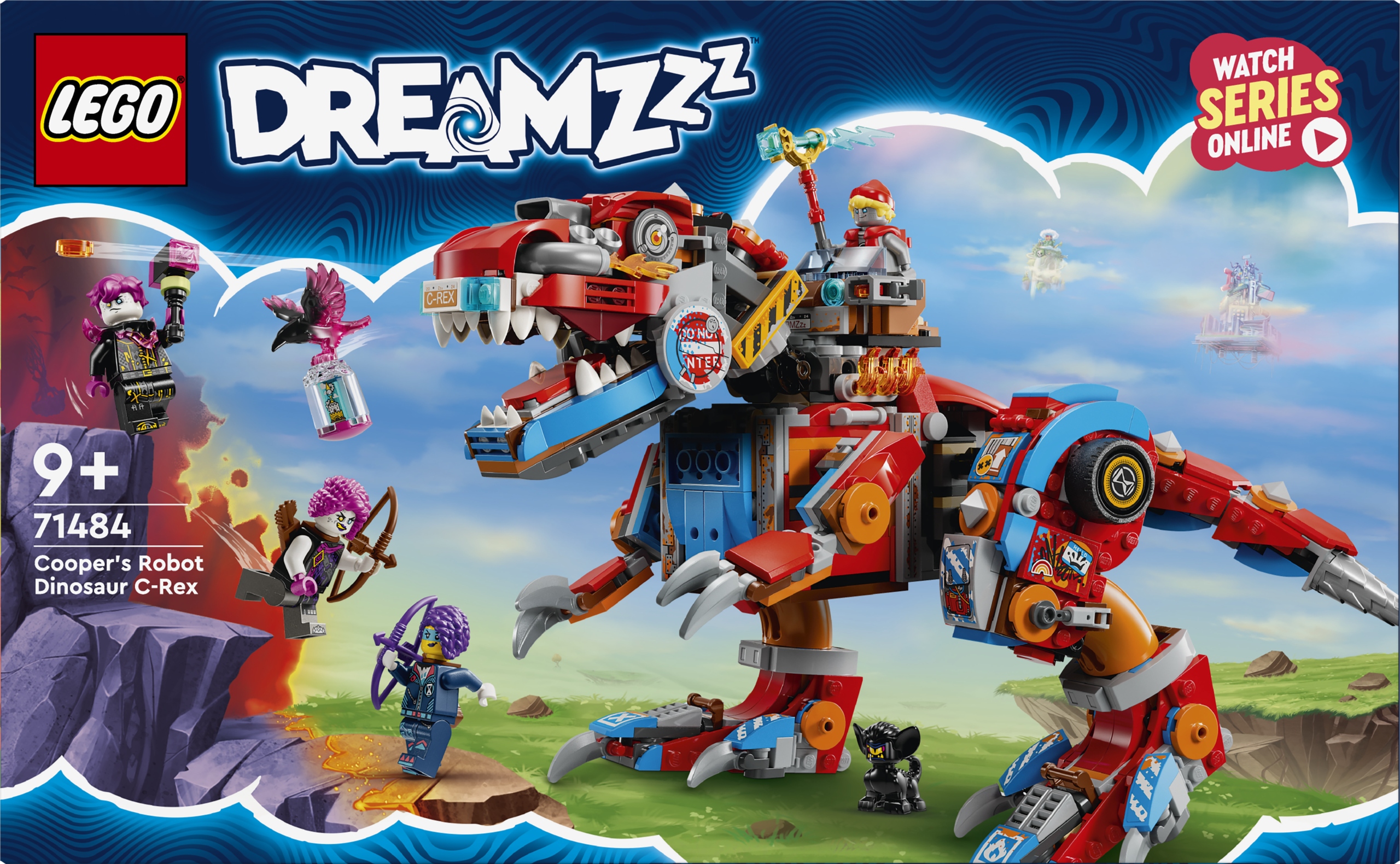 LEGO DREAMZzz 71484 Cooper i jego robot-dinozaur C-rex (5702017584294 ...