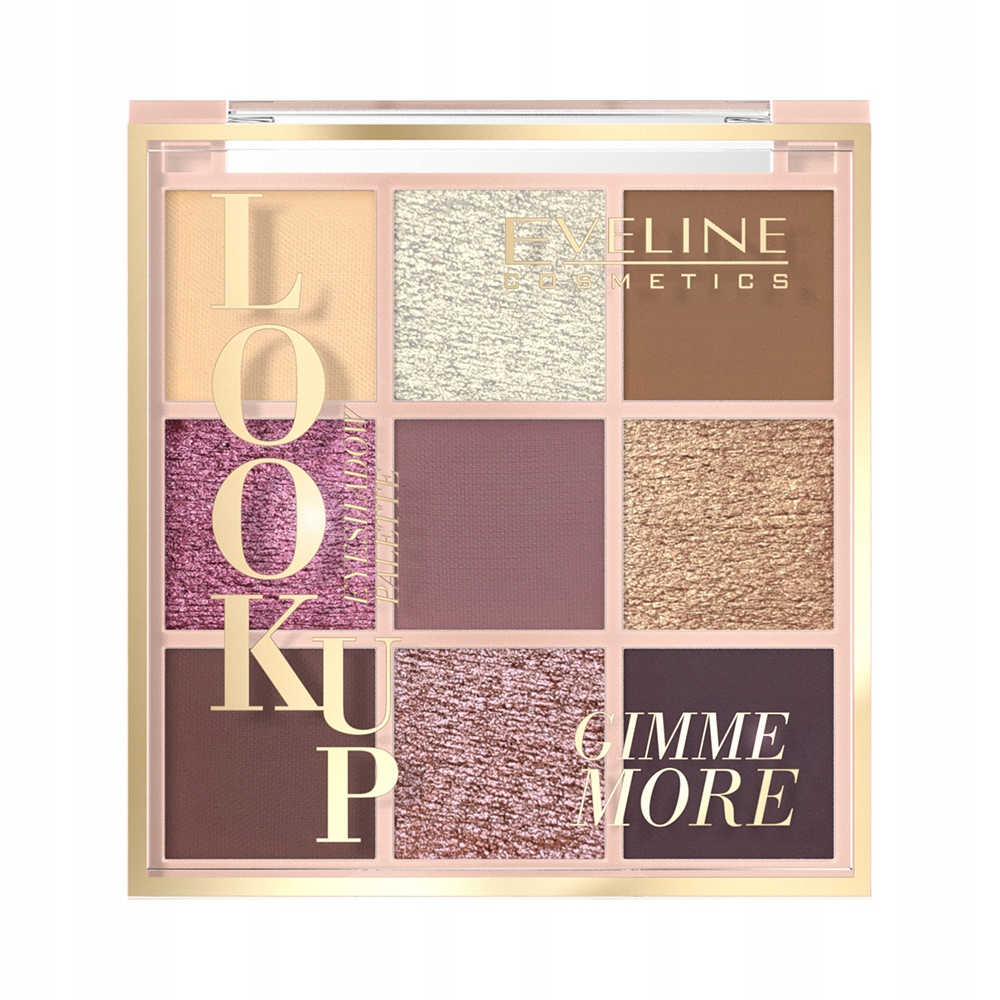 Eveline Cosmetics Look Up paleta 9 cieni do powiek Gimme More ... Eveline Cosmetics Look Up paleta 9 cieni do powiek Gimme More ...