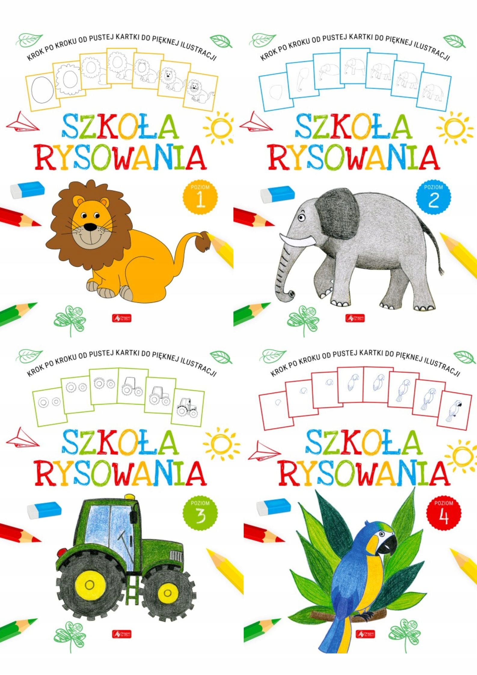 Szkoła rysowania Pakiet 4w1 Nauka Rysowania (12816128409) | Książka Allegro Szkoła rysowania Pakiet 4w1 Nauka Rysowania (12816128409) | Książka Allegro