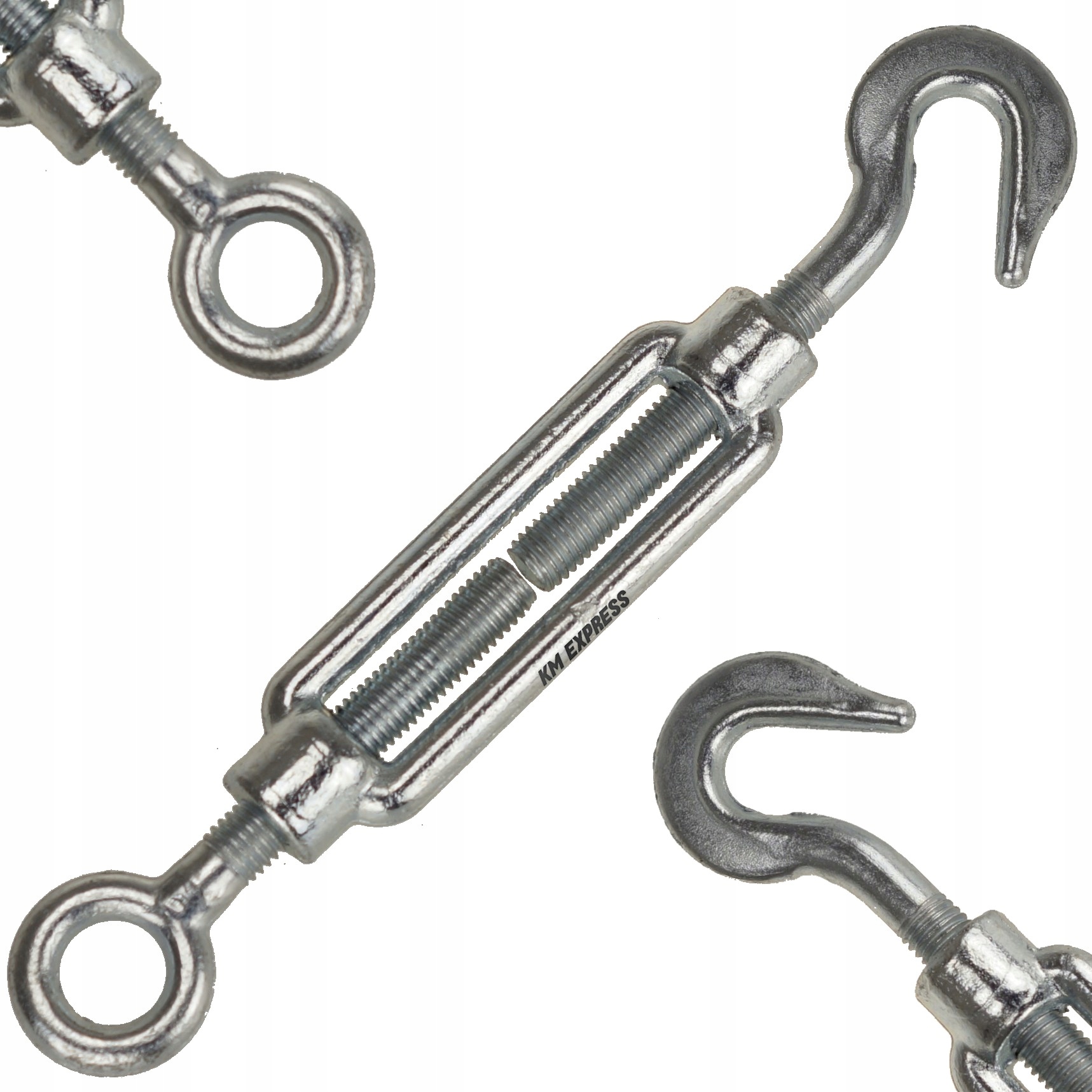 ŚRUBA RZYMSKA NAPINACZ M16 HAK-OKO NORMA DIN1480 • Cena, Opinie - Allegro