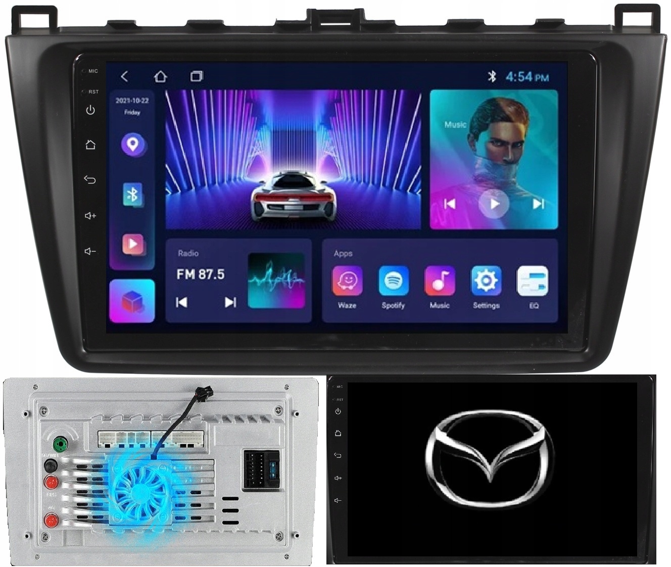 RADIO NAWIGACJA ANDROID GPS MAZDA 6 GH 2008-2012 BOSE +WENTYLATOR 2/64GB - Sklep, Opinie, Cena w ...
