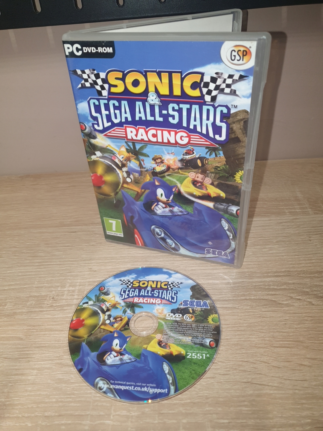 SONIC&SEGA ALL-STARS RACING PREMIEROWE BOX ENG PC • Cena, Opinie - Allegro