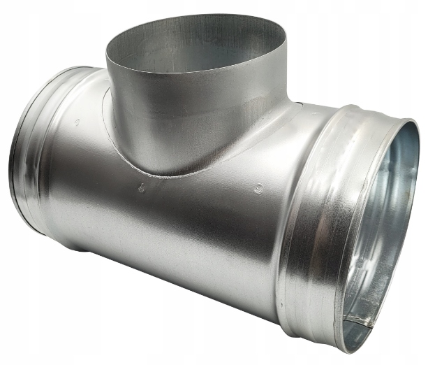 Trójnik ocynk TPC-200-100 spiro wentylacja 13596408568 - Allegro.pl