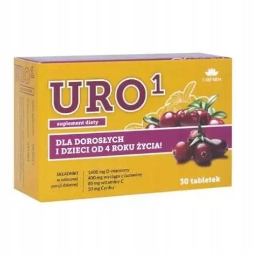 URO 1, 30 tabletek Tabfarm (5906395316045) • Cena, Opinie • Układ ...