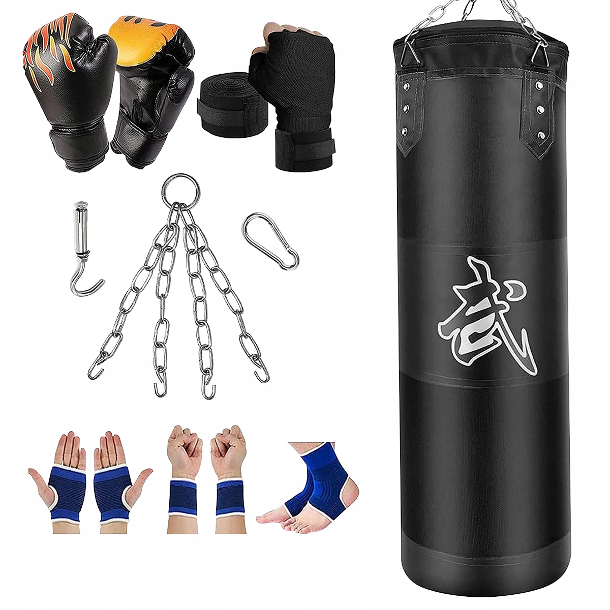 BOXOVACÍ PYTEL PRO DĚTI, RUKAVICE, UPEVNĚNÍ, SADA NA DÁREK za 538.00CZK ...