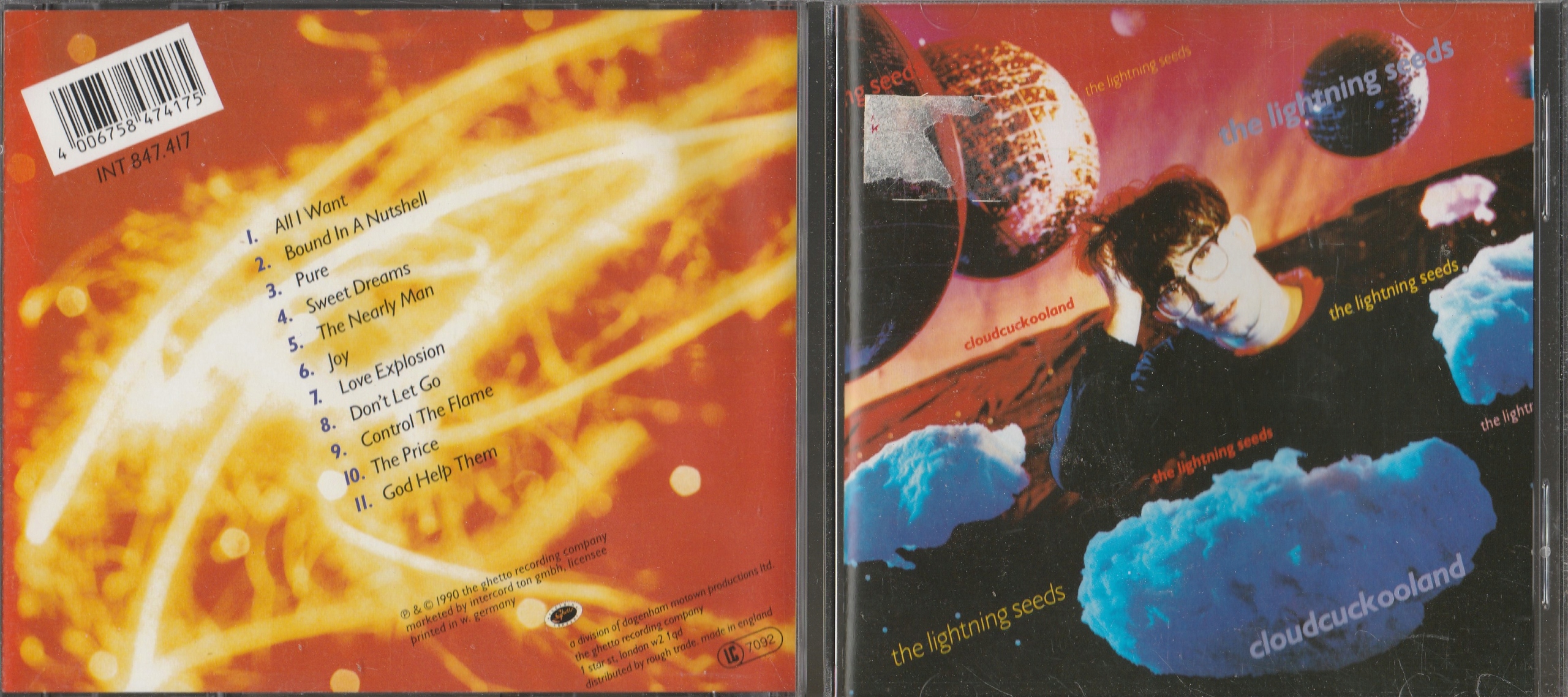 Płyta CD The Lightning Seeds - Cloudcuckooland 1990 I Wydanie ...