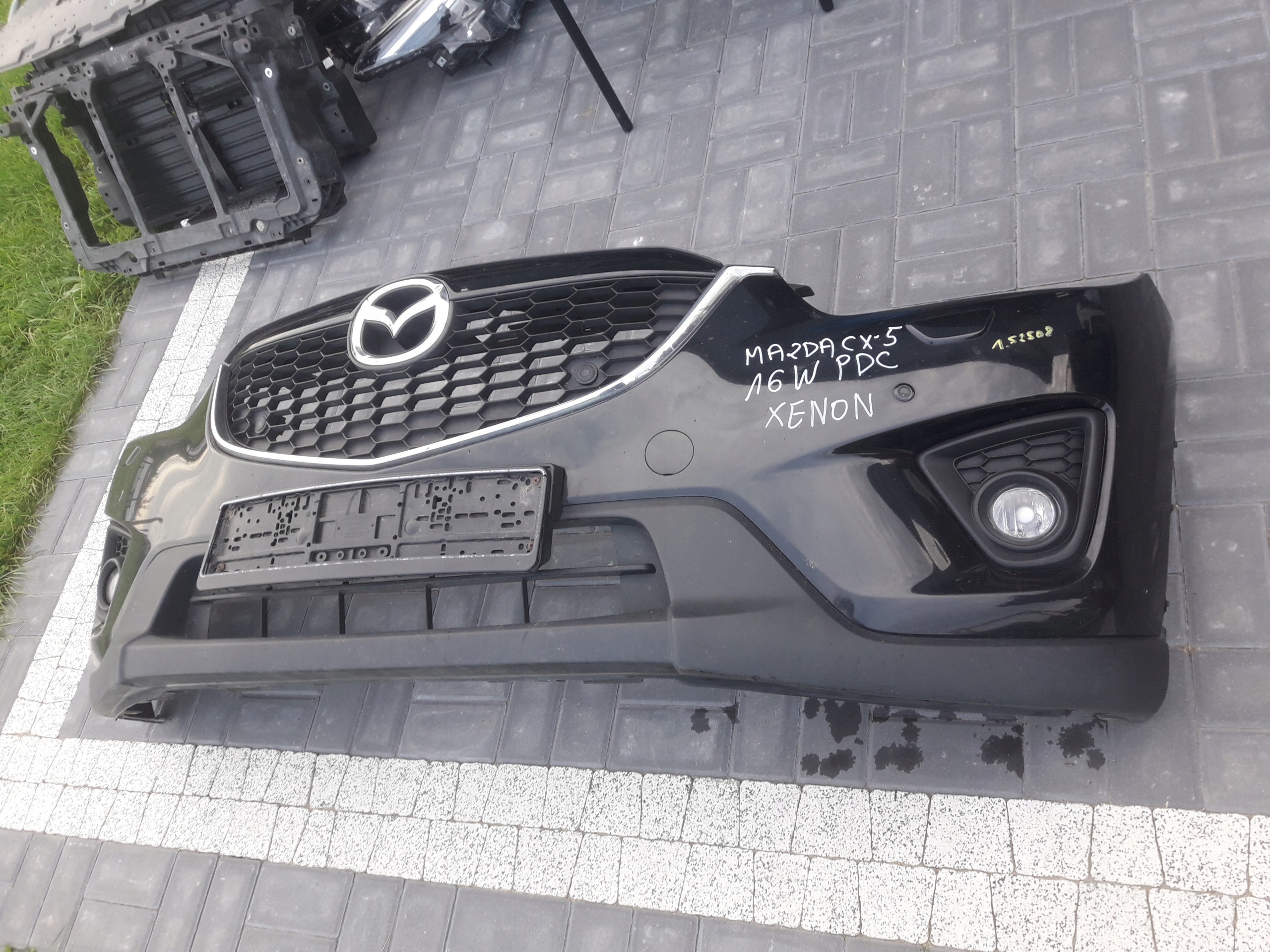 MAZDA CX5 2012-2015 ZDERZAK PRZÓD ORYGINAŁ KOMPLETNY IDEALNY KOLOR 16W za 3200.00PLN z Czarnków ...