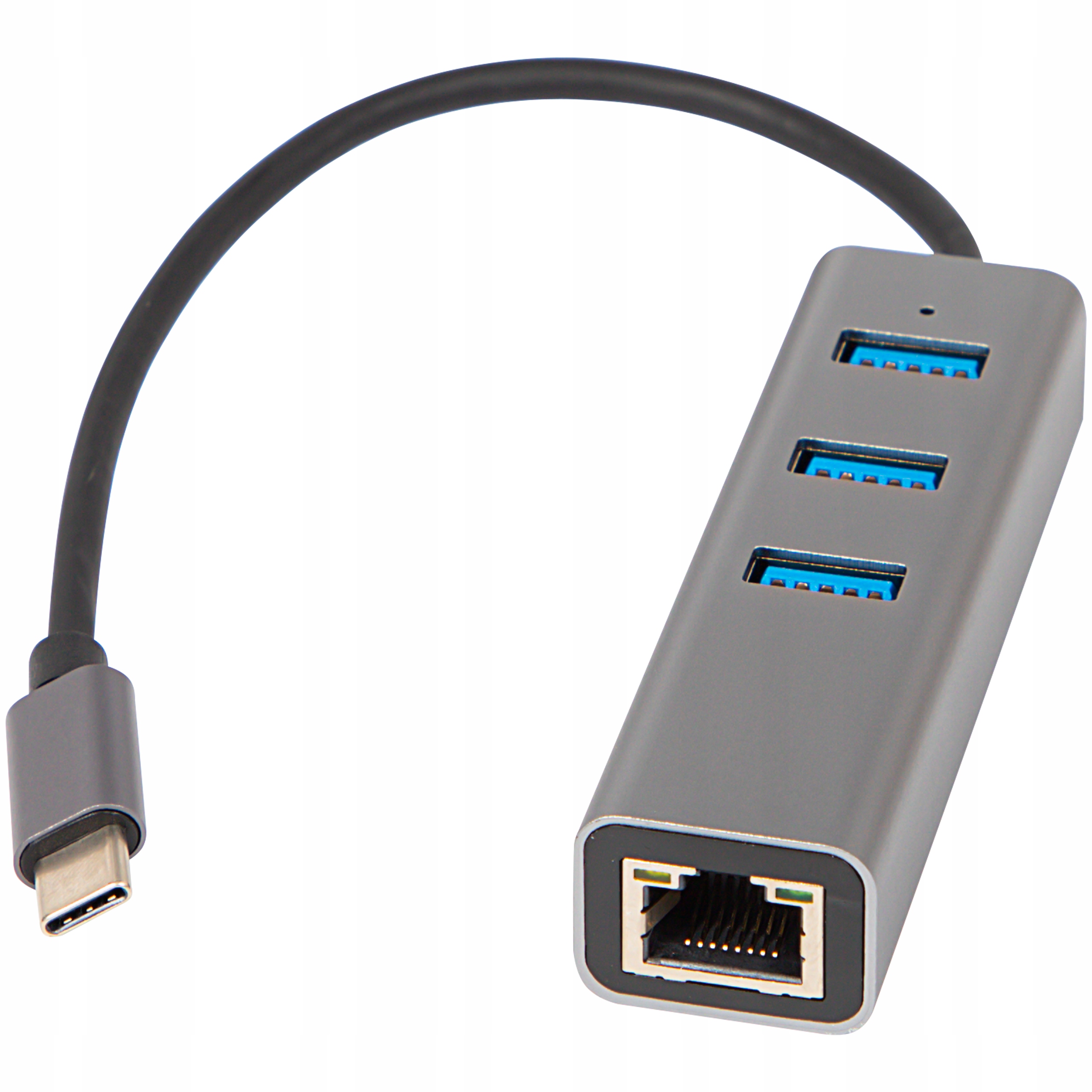 SÍŤOVÁ KARTA LAN ADAPTÉR RJ45 3x PORTY USB 3.0 100/1000MBPS ETHERNET - Allegro