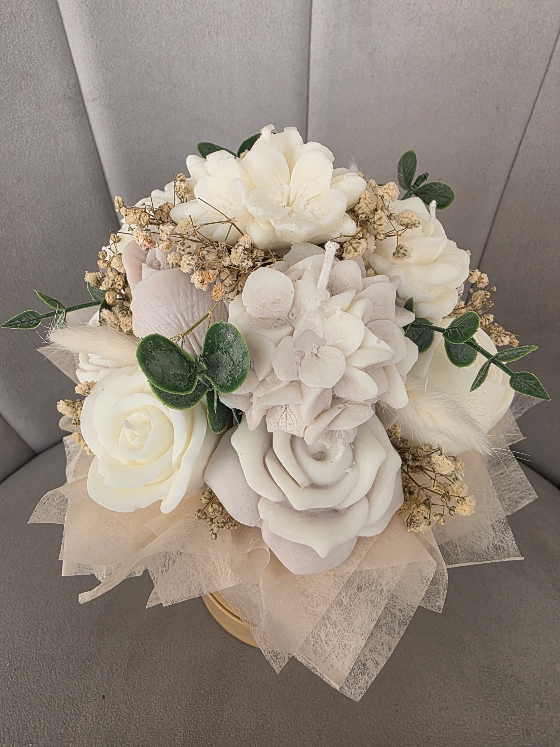 Flower box szójagyertya Névnap , Köszönetnyilvánítás, Nagymama és ...