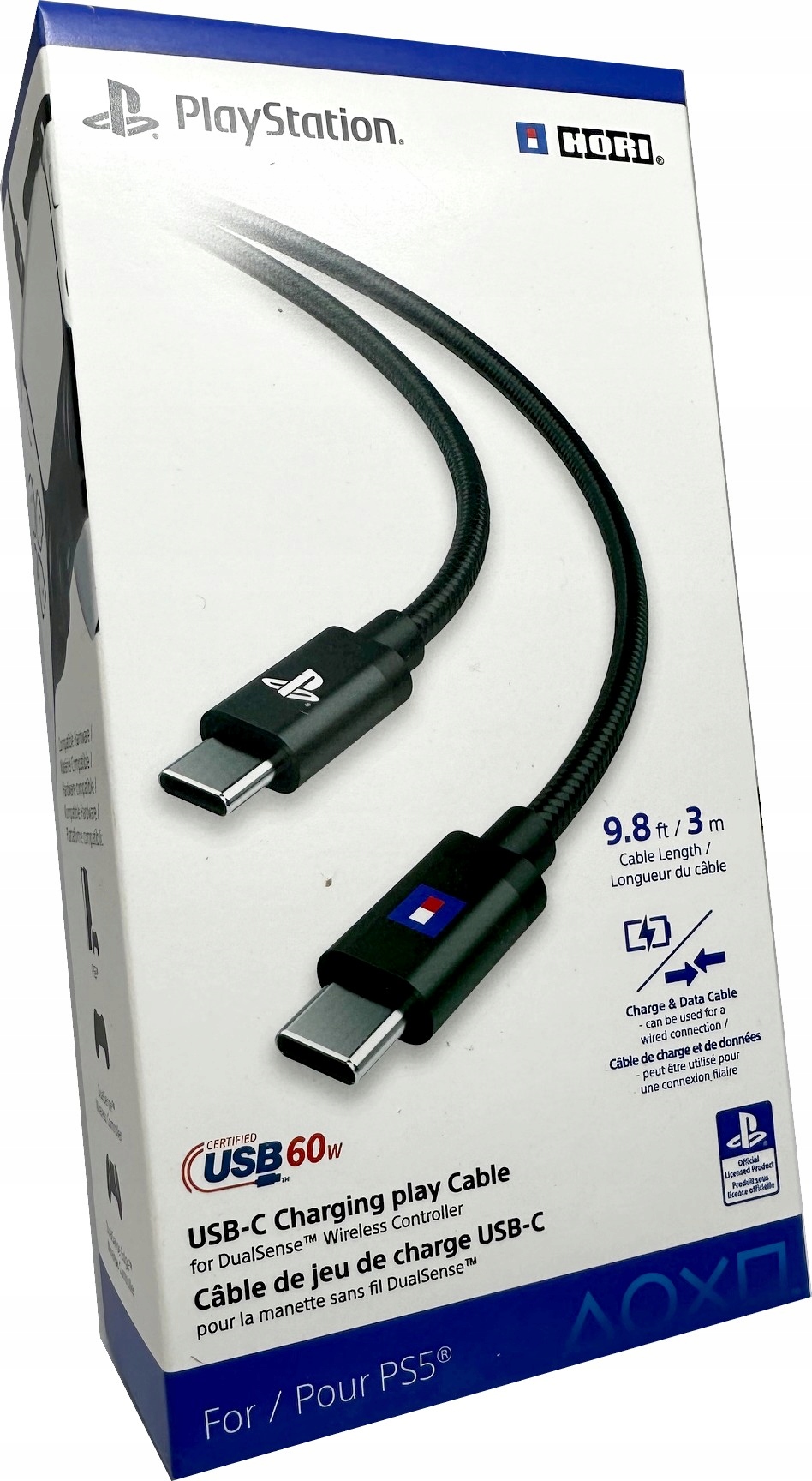 HORI PS5 Kabel USB-C na USB-C pro nabíjení padů DualSense a DualSense ...