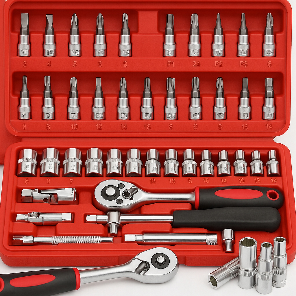 Zestaw kluczy nasadowych LANDGRAF Zestaw Narzędzi Kluczy Klucze • Cena, Opinie - Allegro