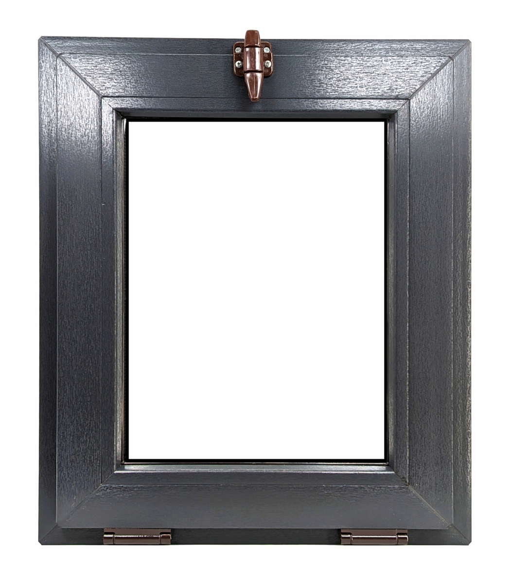 OKNA PCV GOSPODARCZE 700x900 U ANTRACYT OBUSTR. (5905289474458) • Cena ...
