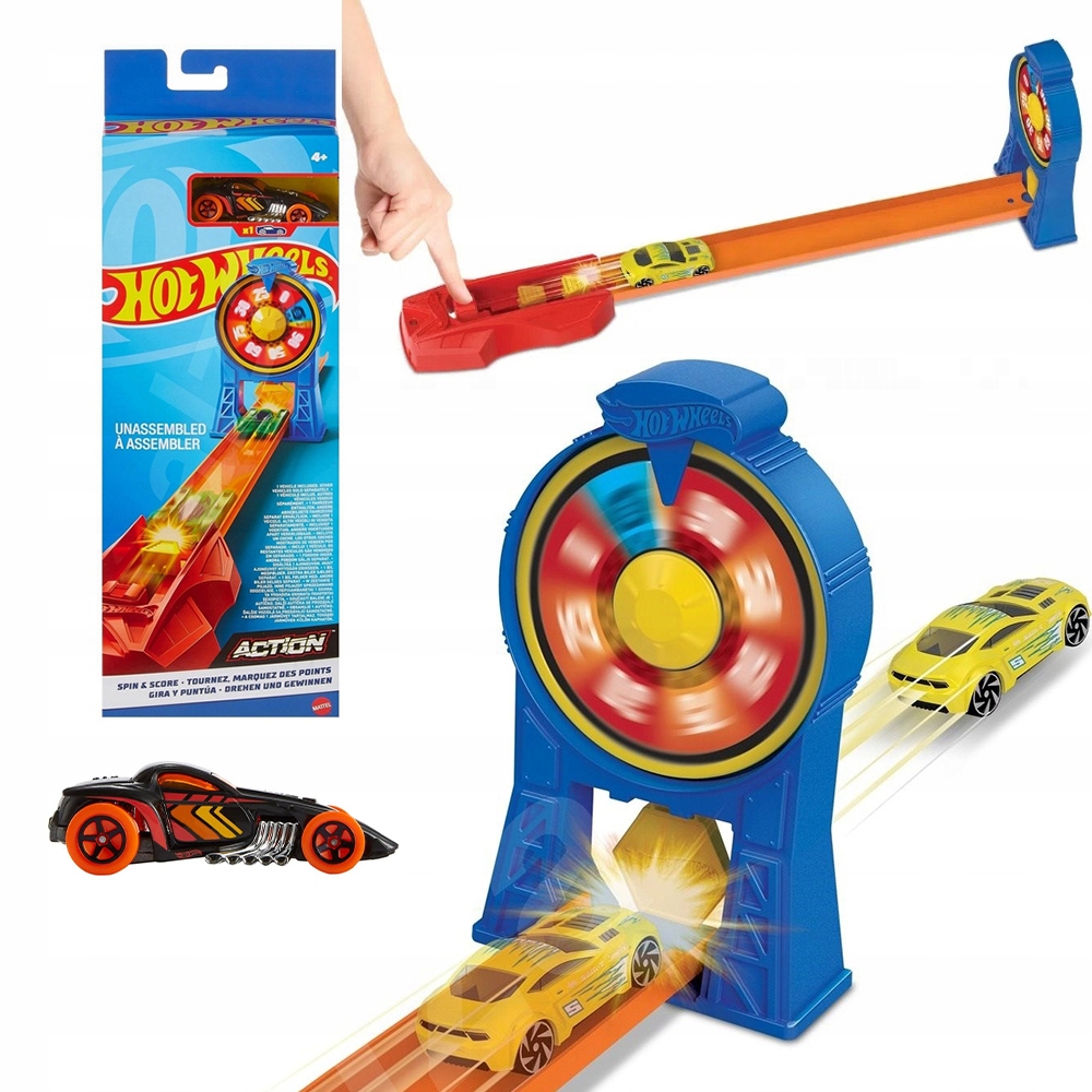 HOT WHEELS AUTÓS PÁLYA ALAP KIHÍVÁS PÖRGESS ÉS NYERJ + 1 AUTÓ za 4380 ...